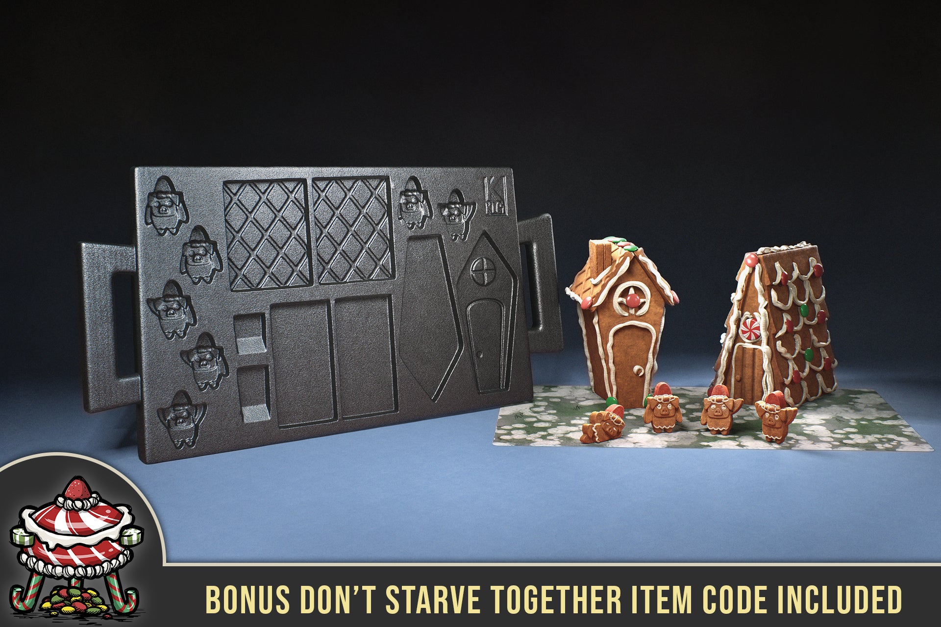 Don't Starve: Pig House Gingerbread Mold (LIMITED EDITION) – Klei Merch ...